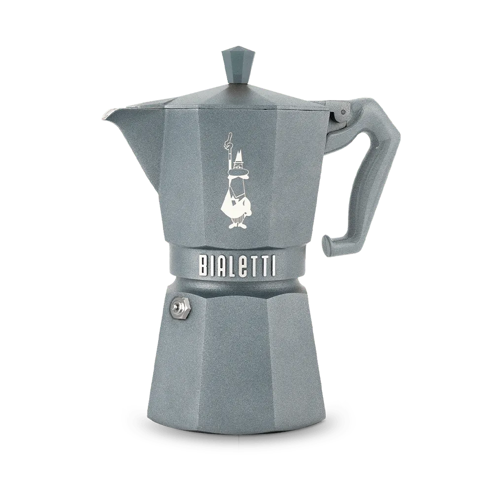 Moka Exclusive Octagonal Induction Silver Grey (6 Cup) – Wild Highlands ...